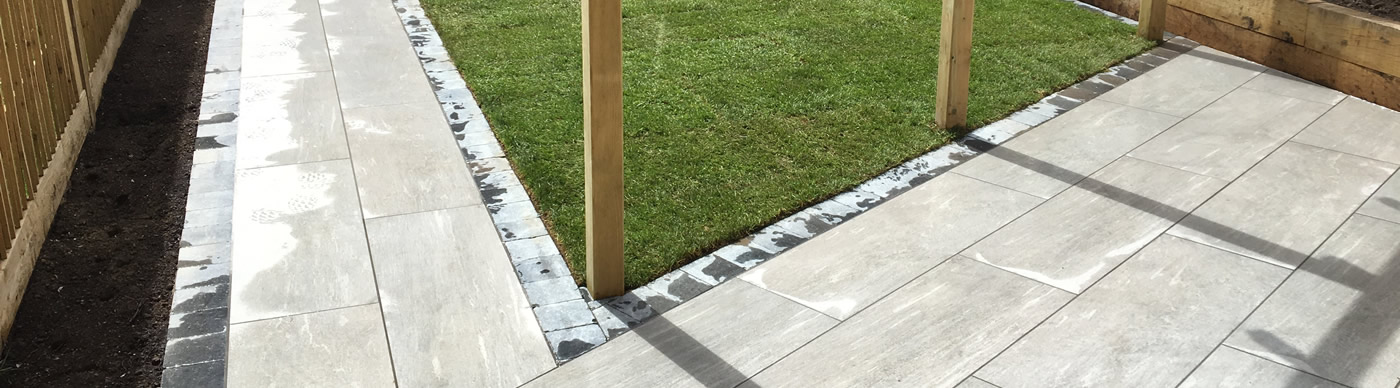 A grey porcelain patio creates an impact just in time for summer - ALDA ...