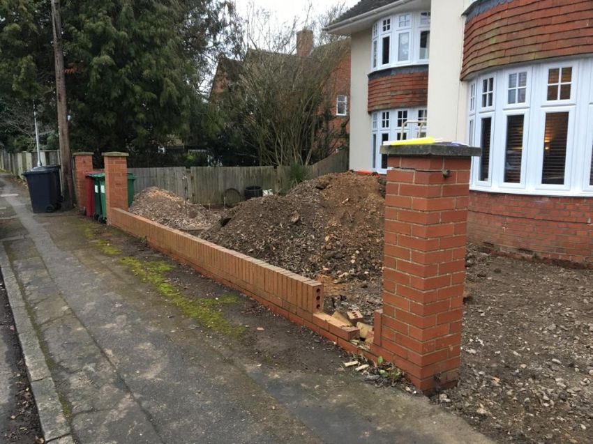 Low Brick Fence