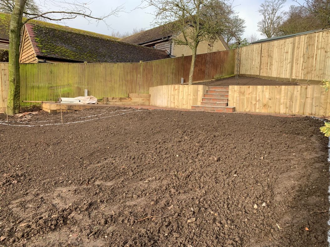 Tackling a garden with a sloping back corner - ALDA Landscapes
